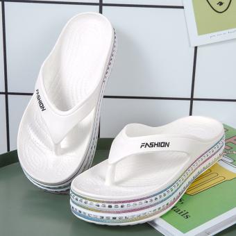 Summer Beach Sandals Platform Shoes Sole Casual Women Flip-flops ...